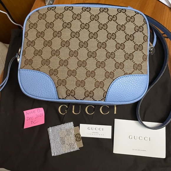 Gucci | Bags | Brand New Blue Gucci Camera Bag | Poshmark